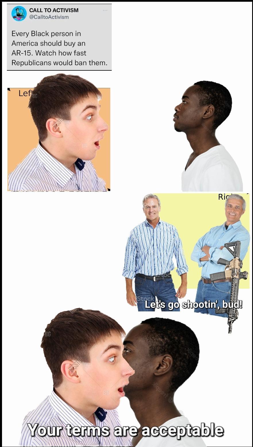 I made a positive right-wing meme, now can you guys stop saying I ...