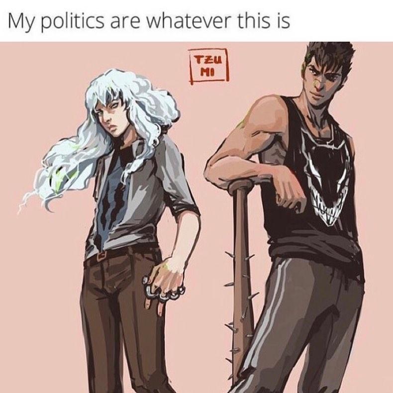 Griffith and Guts | My Politics Are Whatever This Is | Know Your Meme