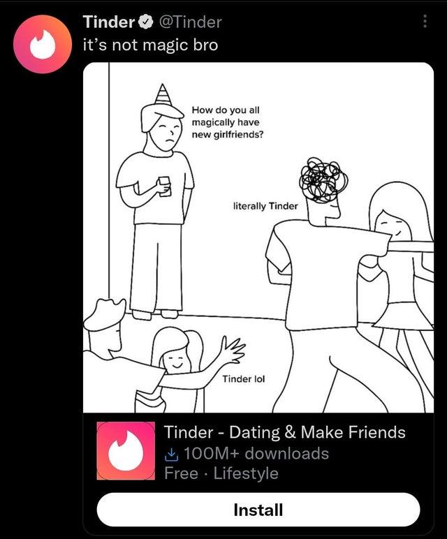 Tinder LOL | Memes in Advertising / Corporate Memes | Know Your Meme