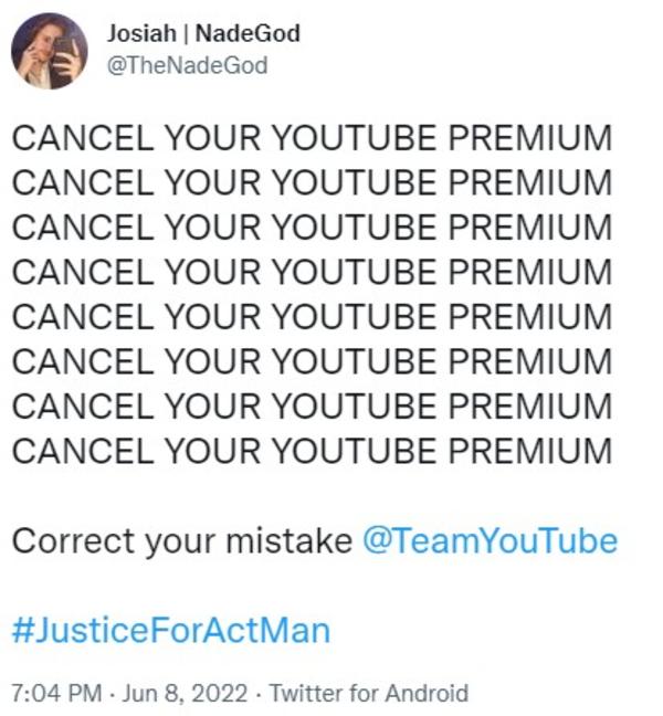 CANCEL YOUR YOUTUBE PREMIUM | The Act Man vs. Quantum TV | Know Your Meme