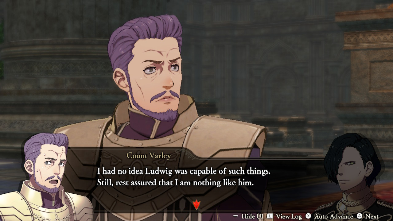 Bernadetta's father in Three Hopes (Reveal) | Fire Emblem: Three Houses ...