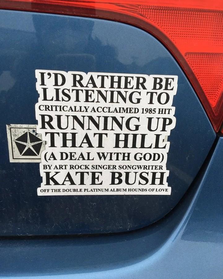 "Running Up That Hill" Kate Bush (meme) | Kate Bush's "Running Up That ...