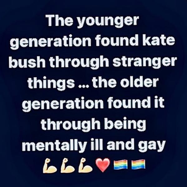 "Running Up That Hill" Kate Bush (meme) | Kate Bush's "Running Up That ...