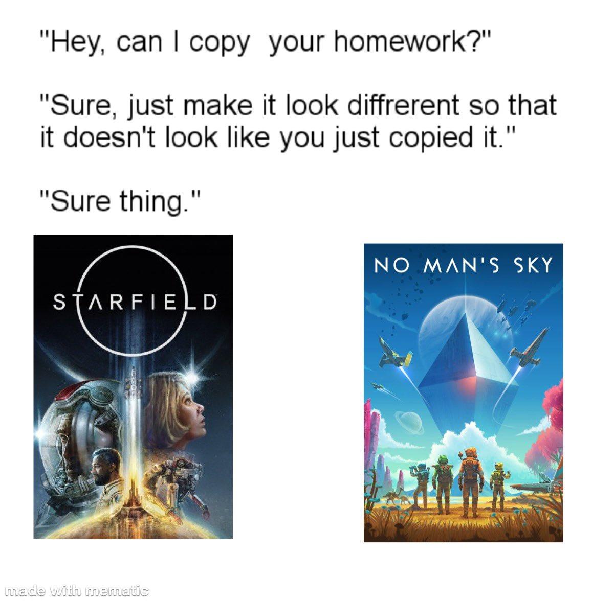 "Can I Copy Your Homework" | Starfield | Know Your Meme