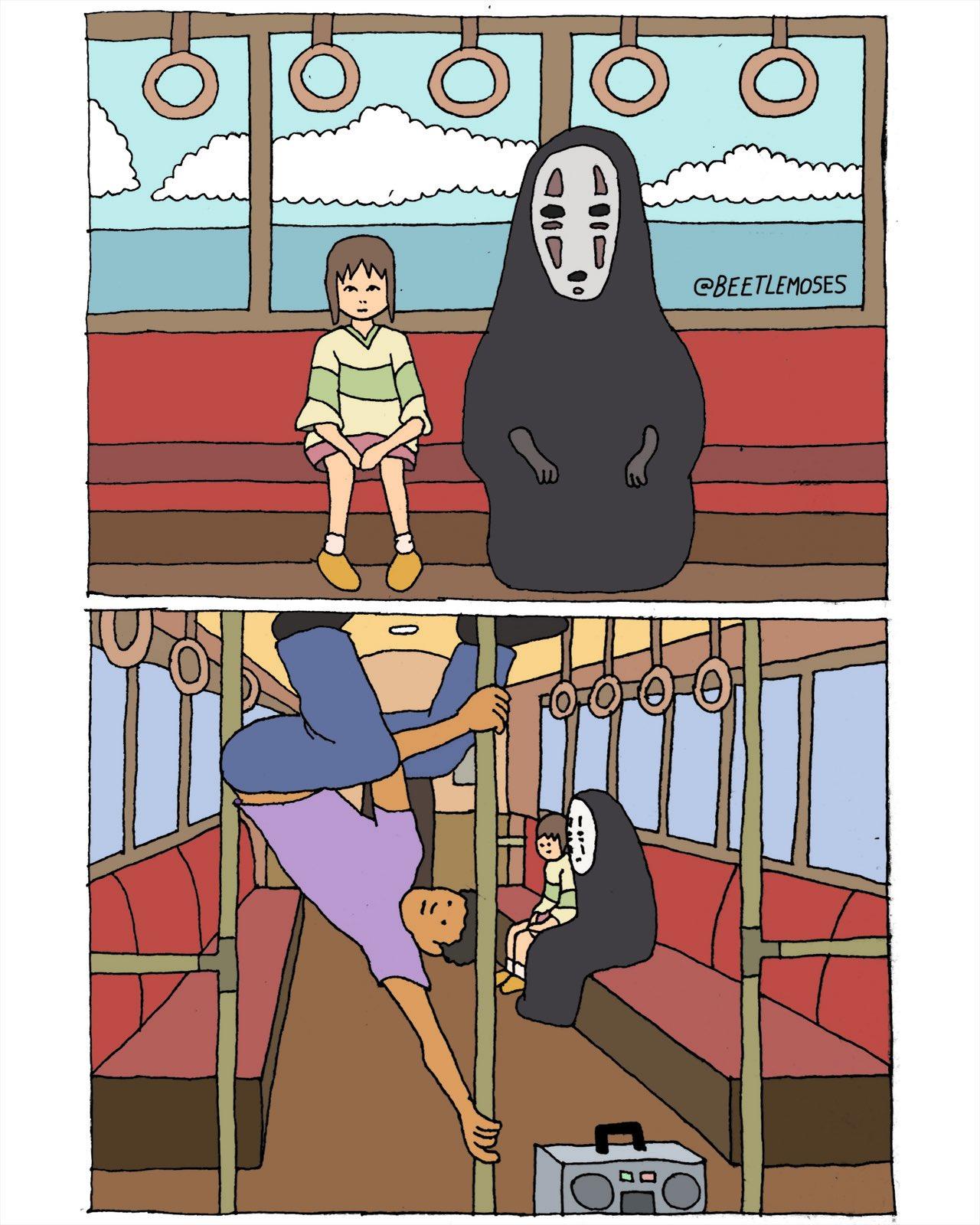 Weirdass Activity on the Spirited Away Train | Beetle Moses | Know Your ...