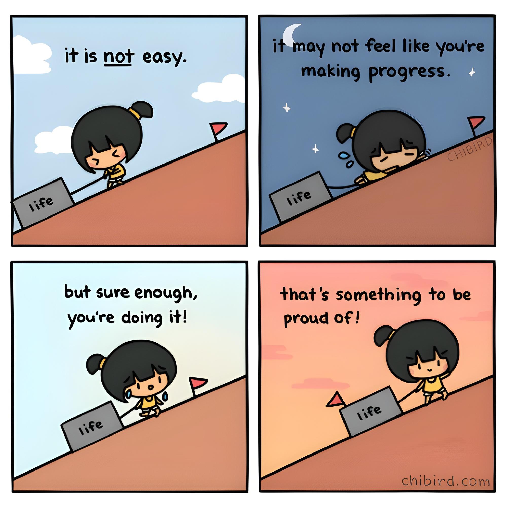 If there is no struggle, there is no progress. | /r/wholesomememes ...