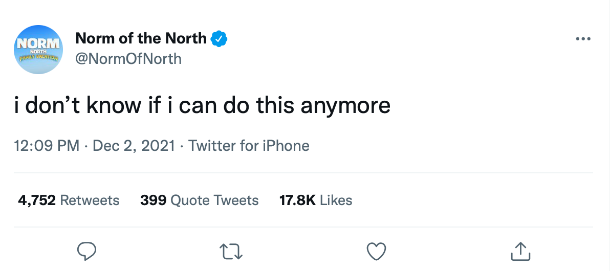 Norm of the North do this anymore | Norm of the North | Know Your Meme