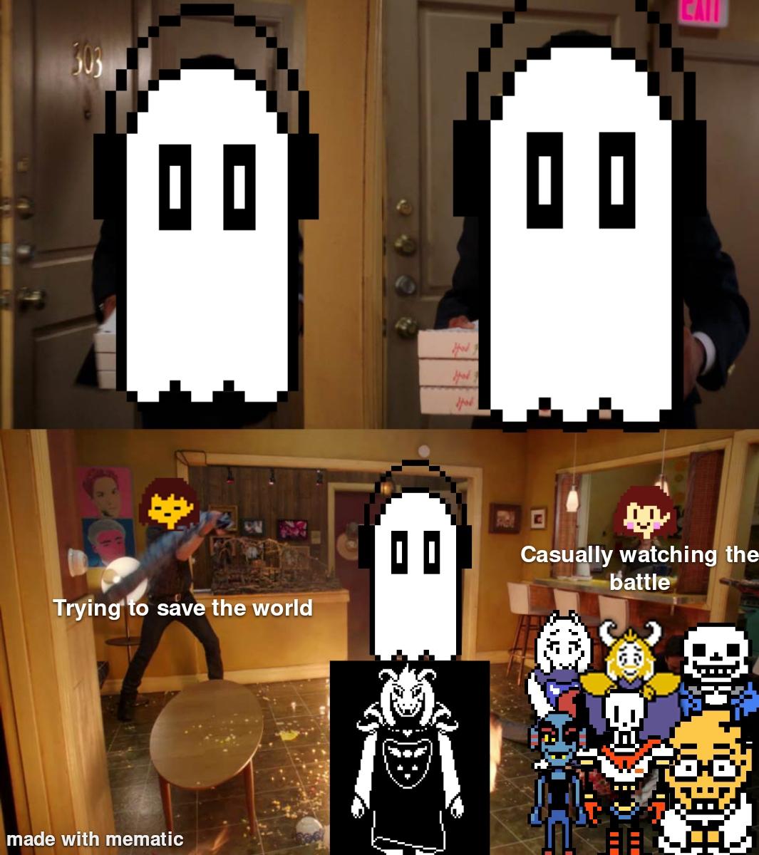 Blooky is confused | Undertale | Know Your Meme