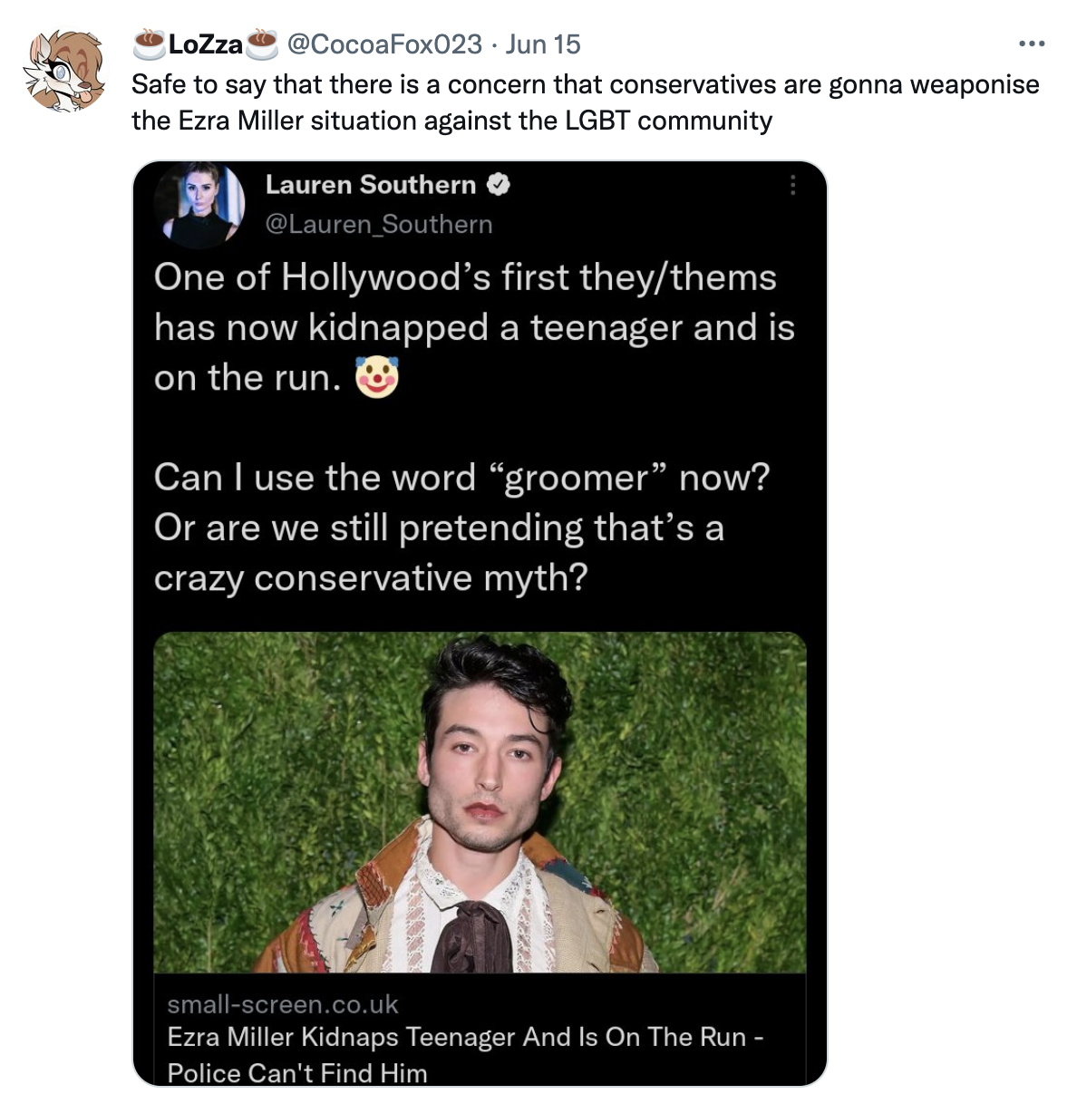 Ezra Miller (meme) | Ezra Miller | Know Your Meme