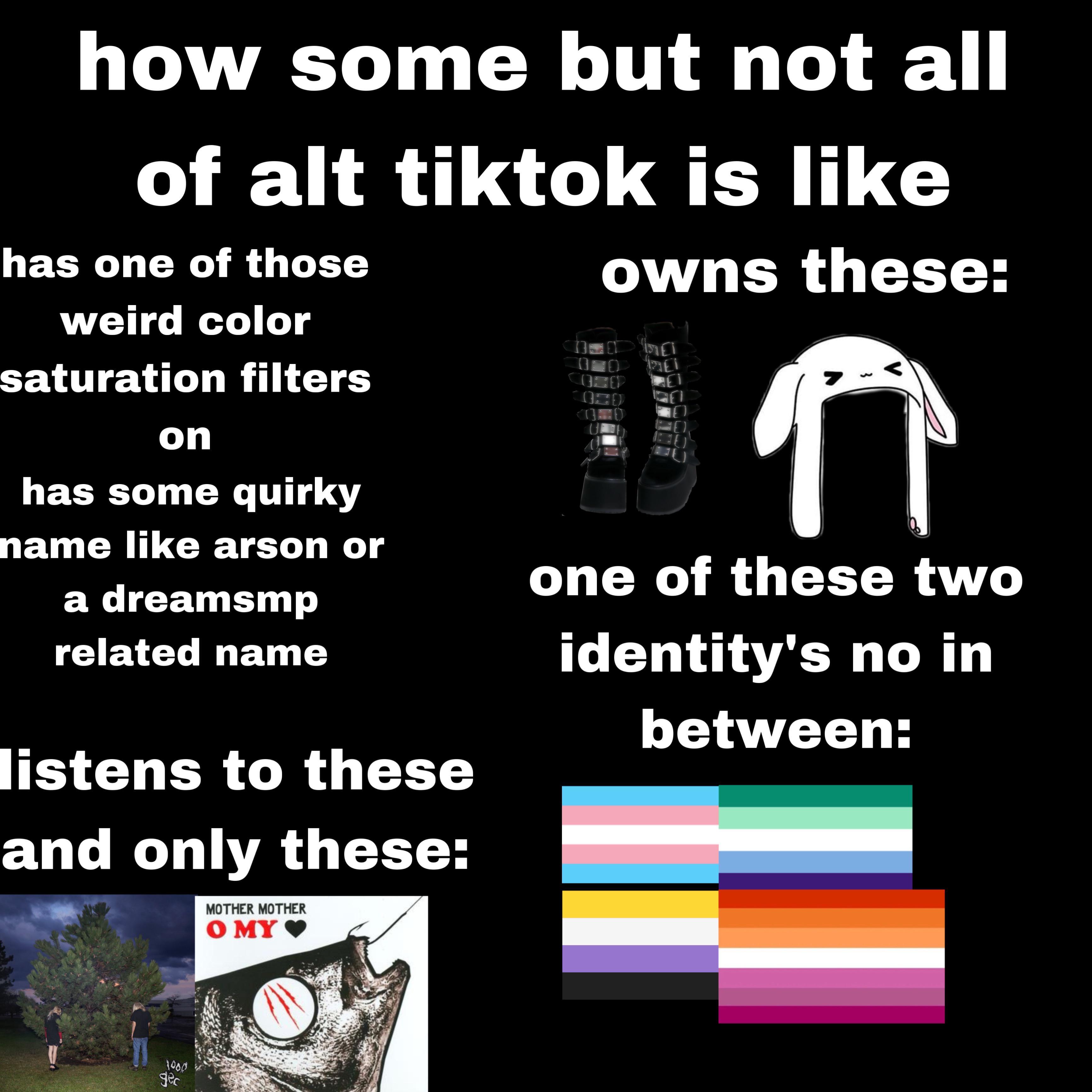 how some but not all of alt tiktok is like starterpack | /r ...