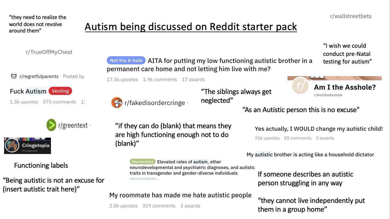 Autism being discussed on Reddit starter pack | /r/starterpacks ...