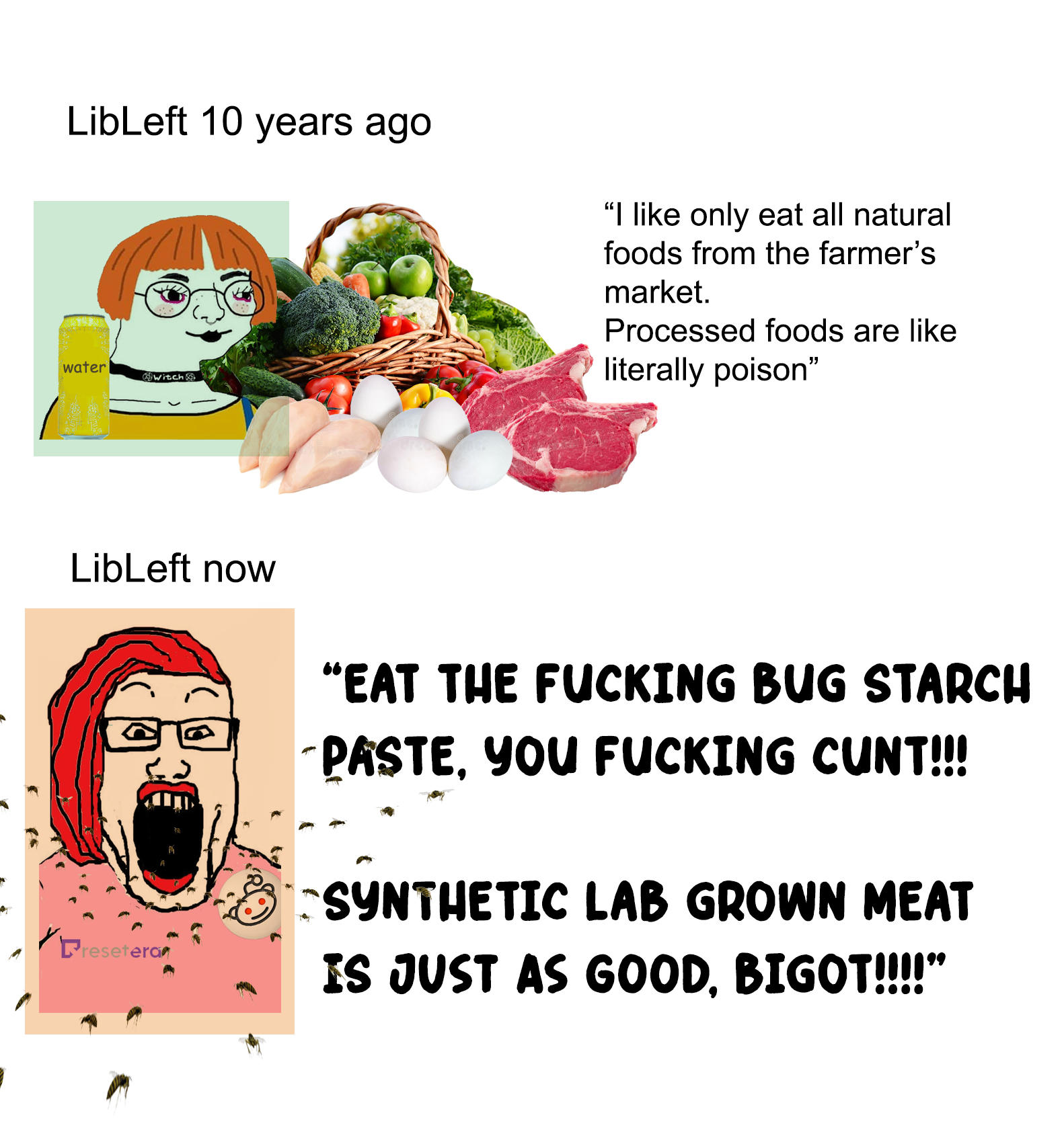 I WILL NOT EAT THE BUGS | /r/PoliticalCompassMemes | Political Compass ...