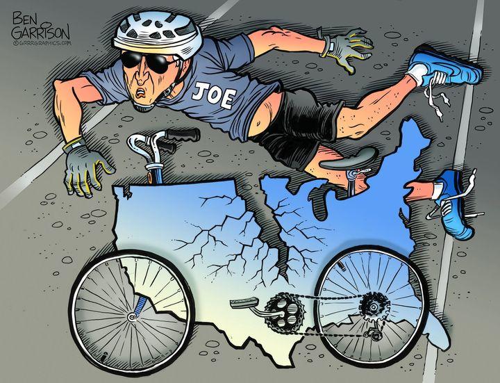 Be Garrison Joe Biden Bike (meme) | Joe Biden Falls Off Bike | Know ...