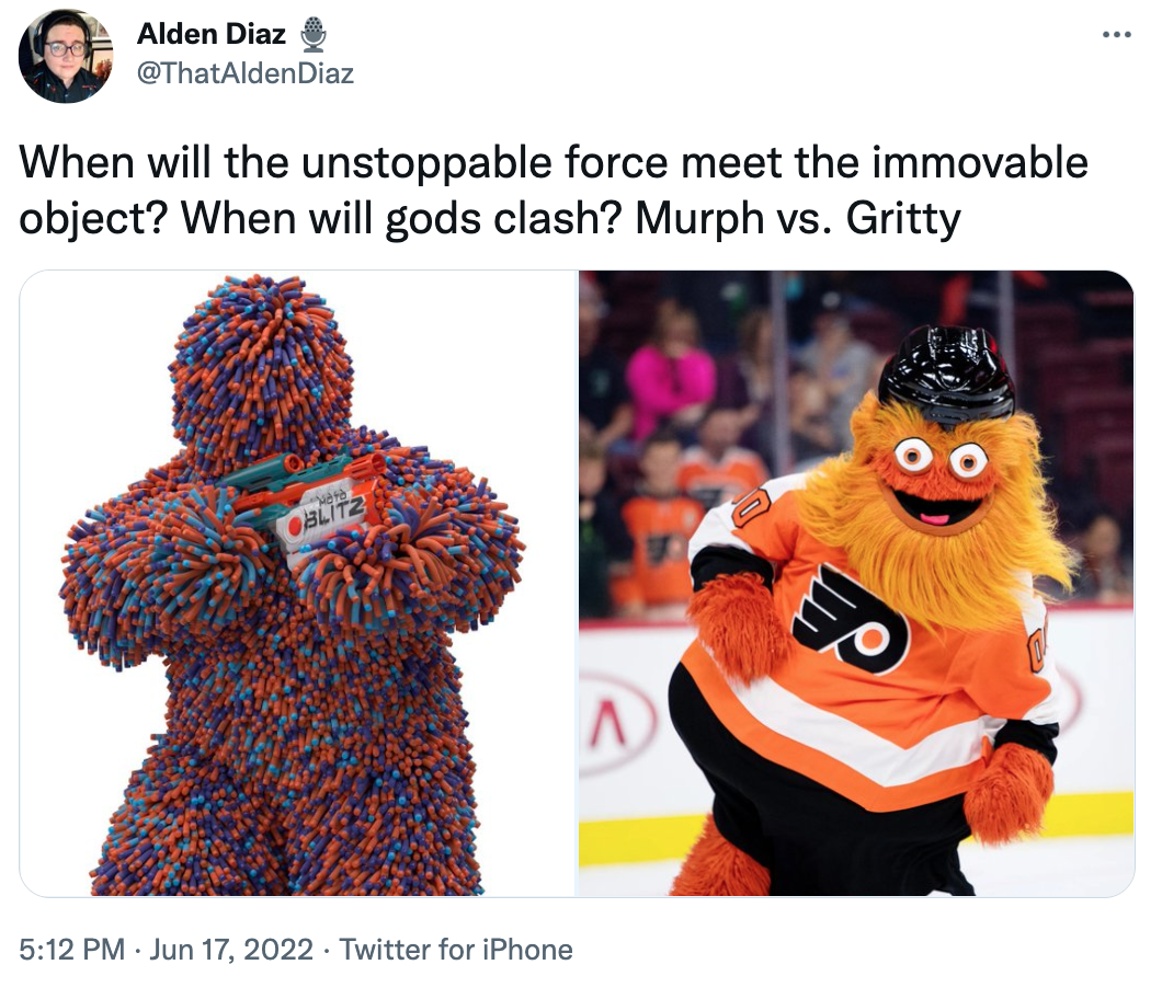 Murph/Gritty | Murph the NERF Mascot | Know Your Meme
