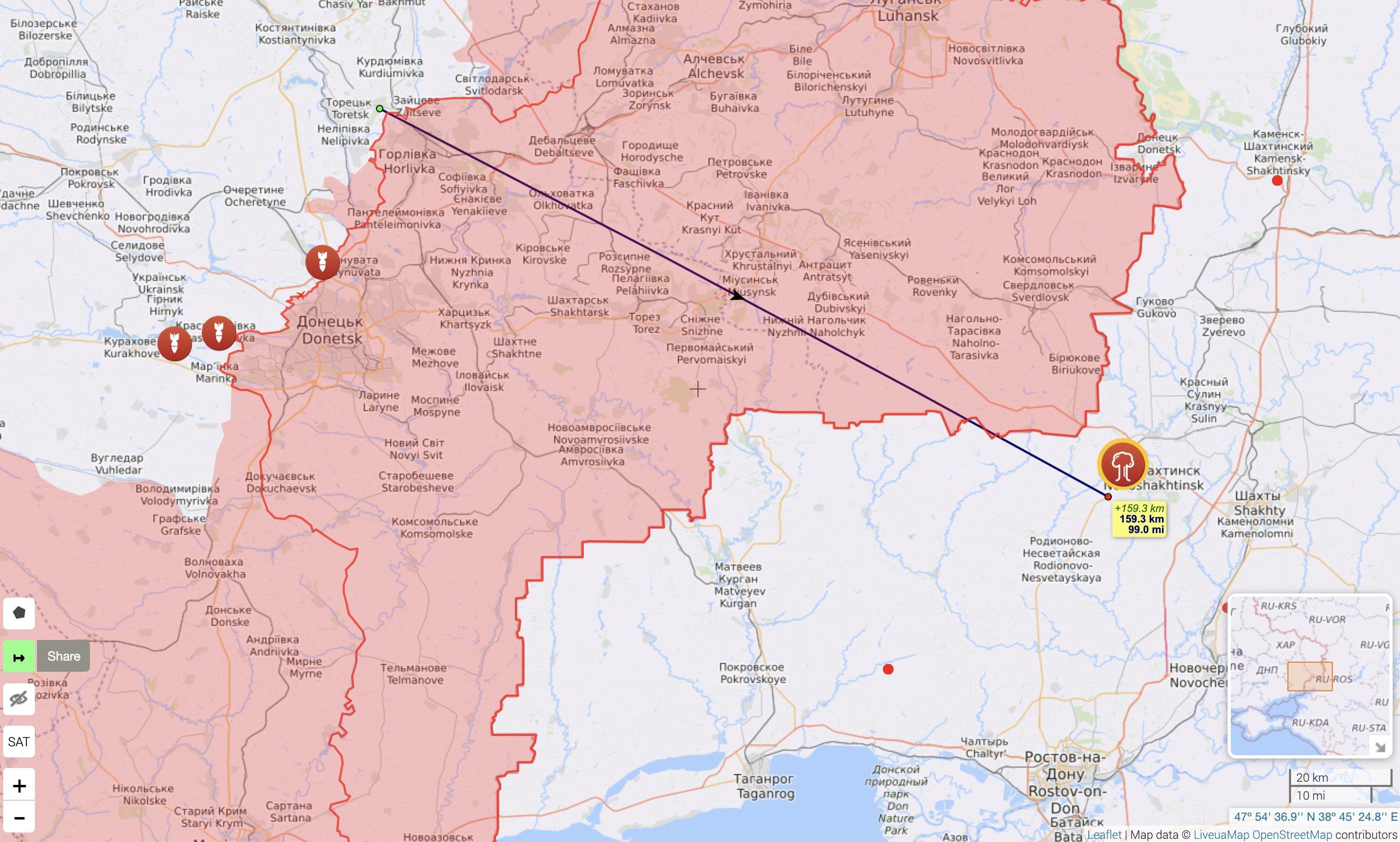 LiveUA capture of the drone attack on a Russian oil refinery | 2022 ...