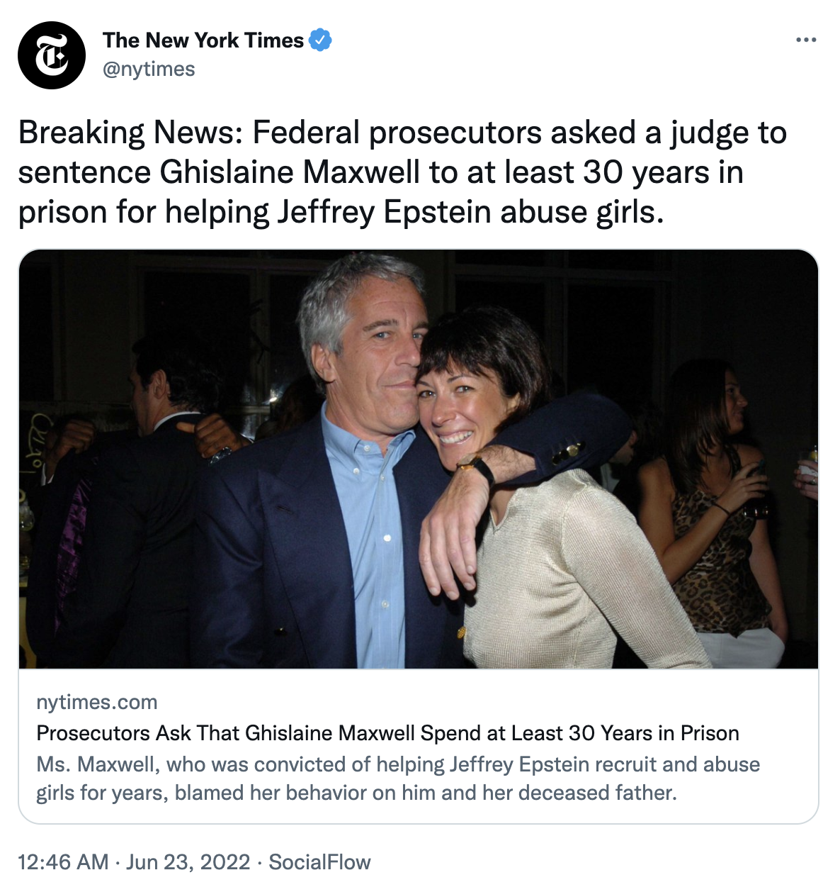 Ghislaine Maxwell Sentencing | Trial of Ghislaine Maxwell | Know Your Meme