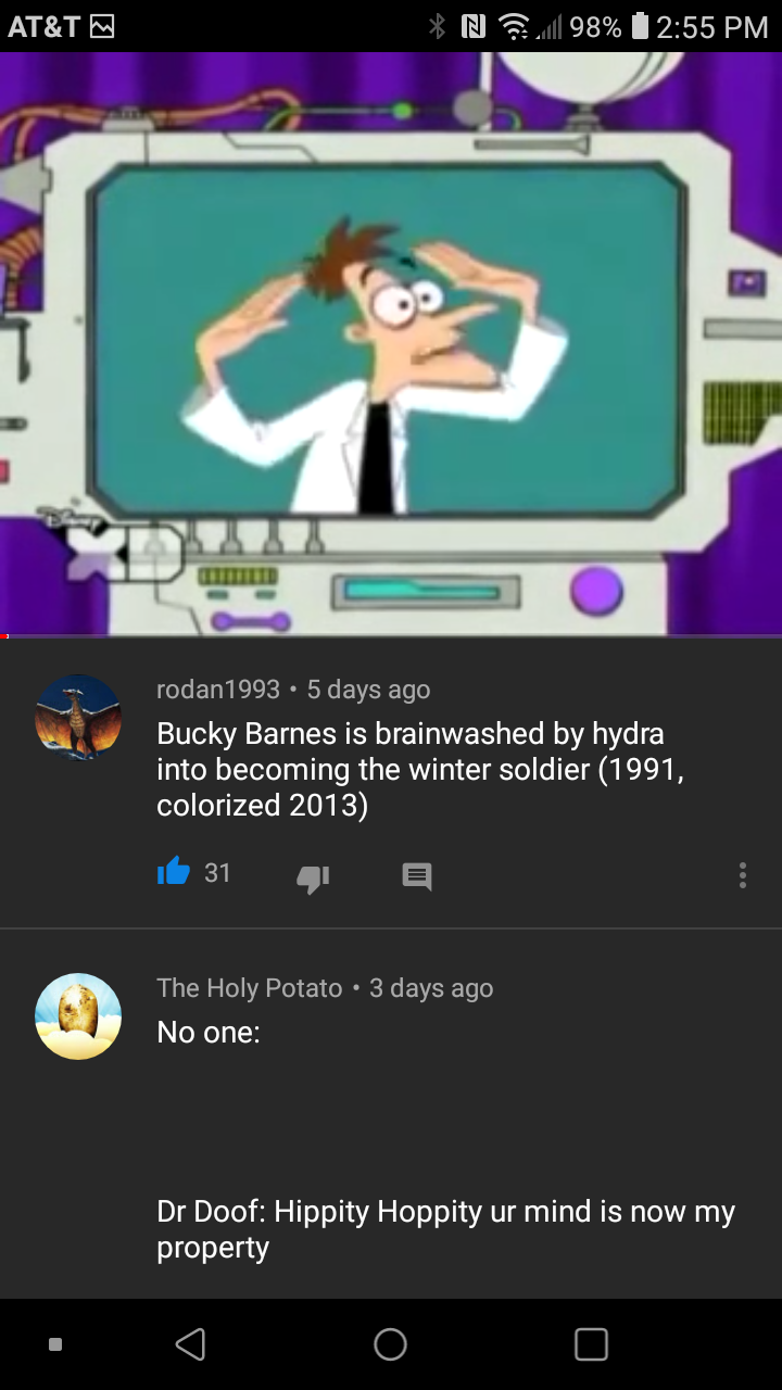 My name is doof and youll do what i say WOOP WOOP | My Name is Doof ...