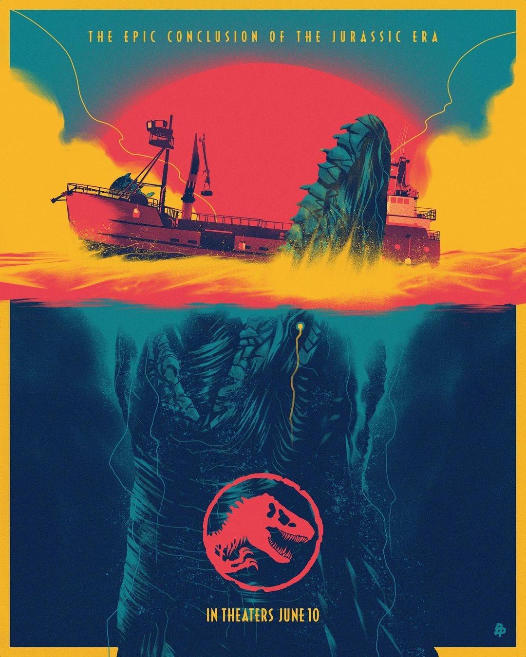 Mosasaurus poster | Jurassic Park | Know Your Meme