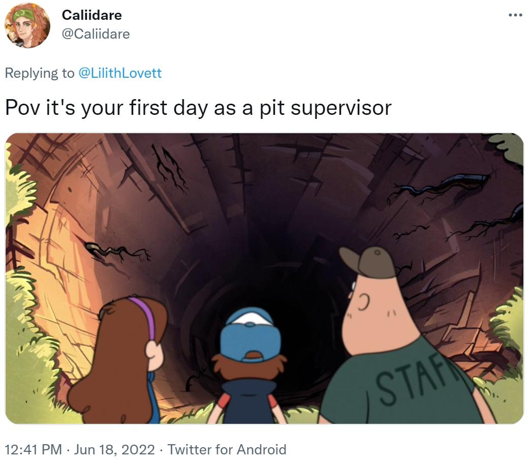 Pov it's your first day as a pit supervisor | Bottomless Pit Supervisor ...