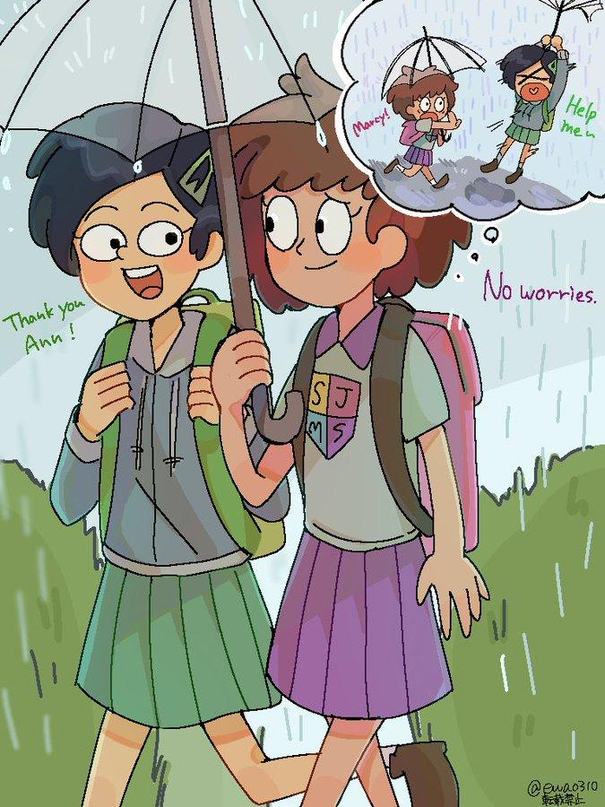 Anne doesn't trust Marcy to use an umbrella [ewa0310] | Amphibia | Know ...