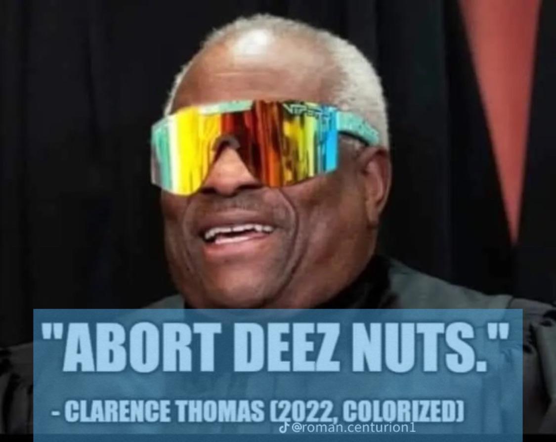 Sigma Male Clarence Thomas | /r/PoliticalCompassMemes | Political ...