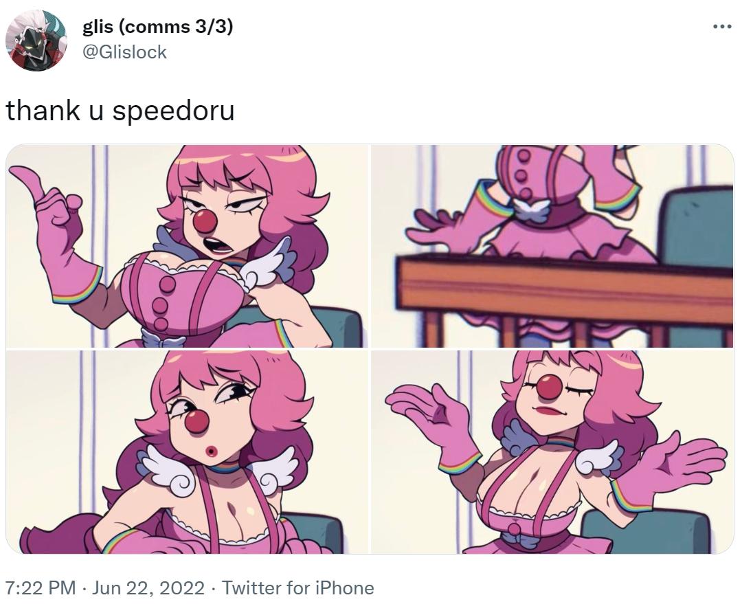 "thank u speedoru" | Geiru Toneido (Ace Attorney Clown Girl) | Know ...