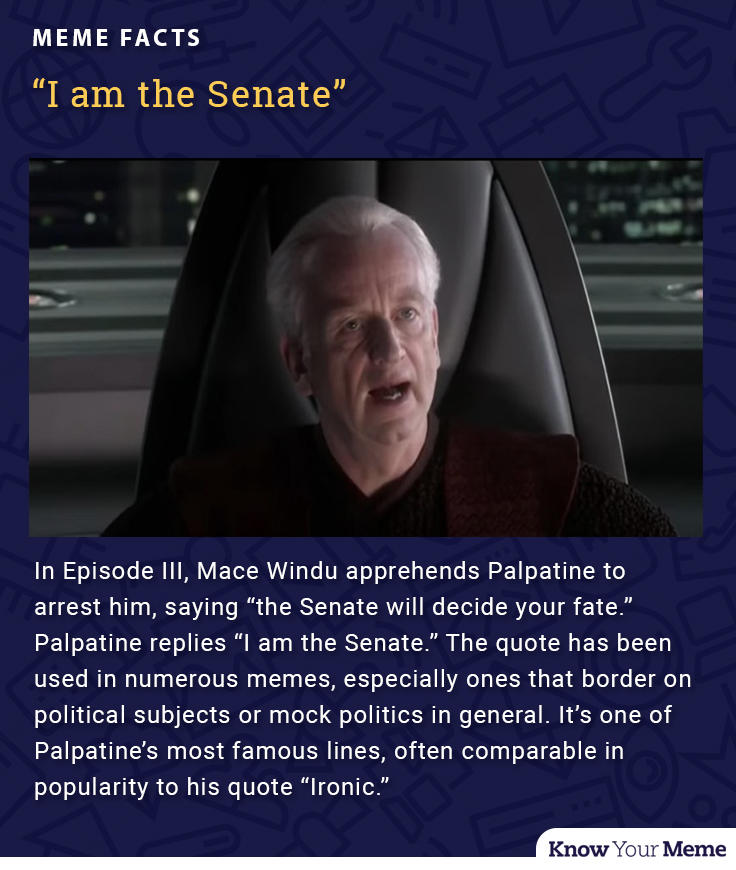 I Am the Senate | Know Your Meme