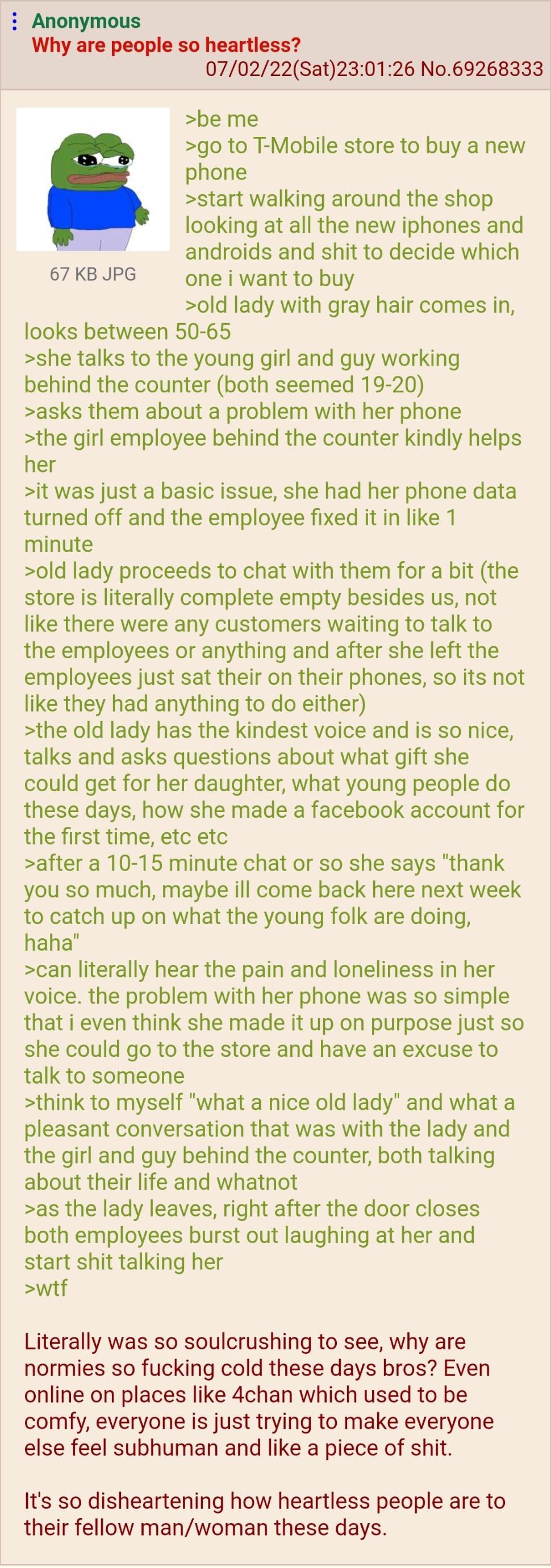 Phones and phonies | /r/Greentext | Greentext Stories | Know Your Meme