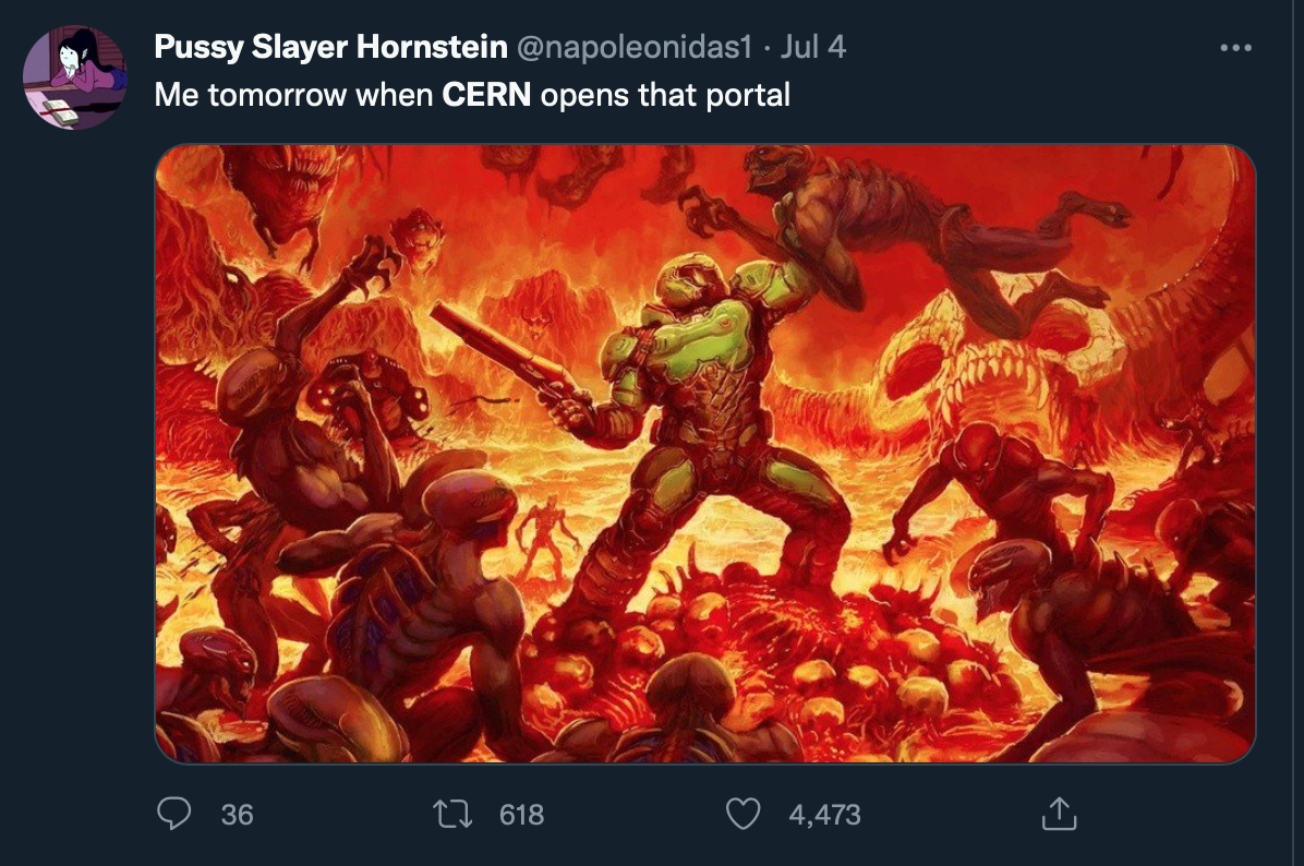 When The Portal Opens | Large Hadron Collider | Know Your Meme