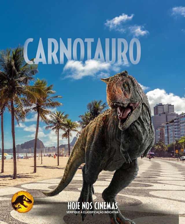 Carnotaurus poster | Jurassic Park | Know Your Meme