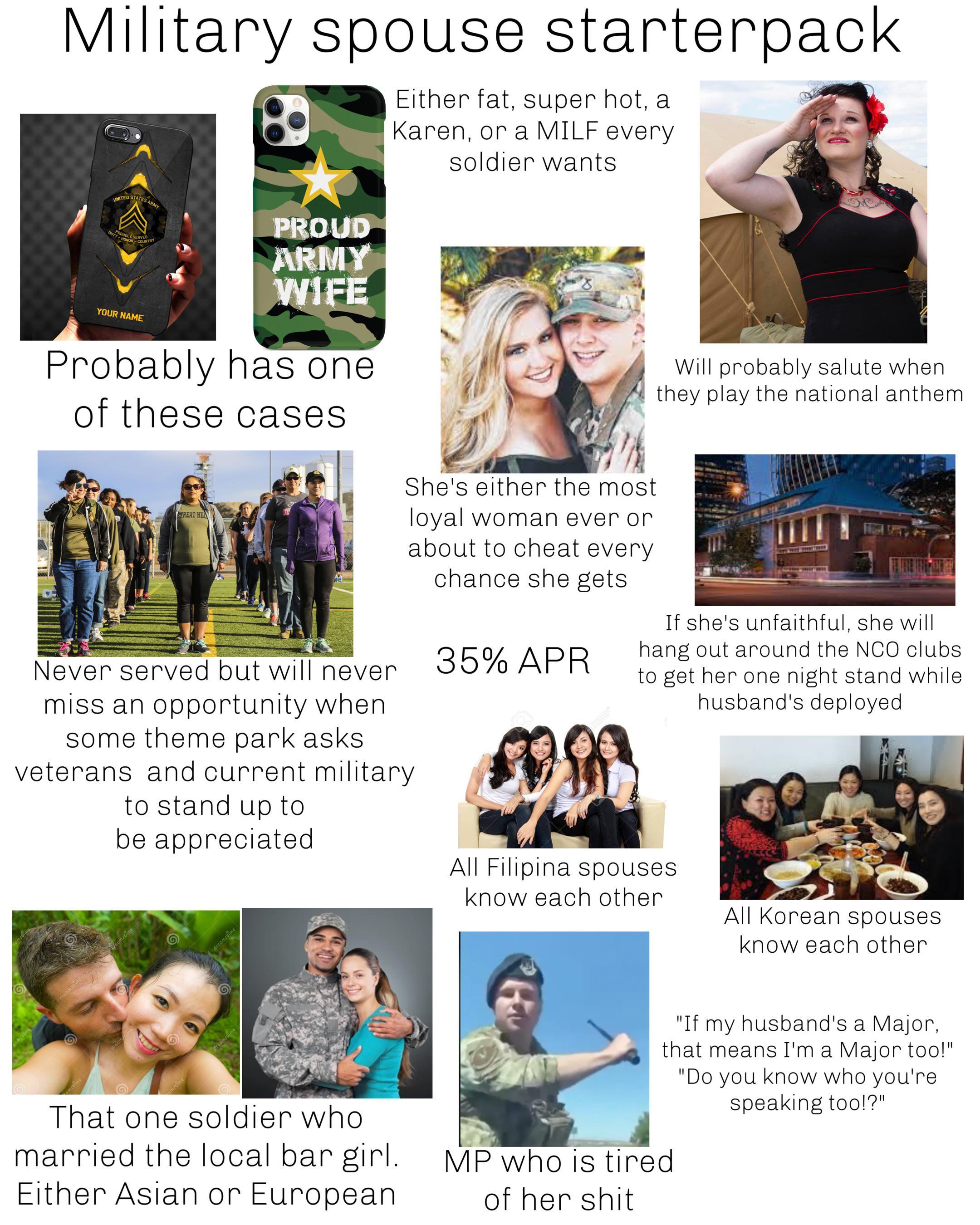Military spouse starterpack | /r/starterpacks | Starter Packs | Know ...