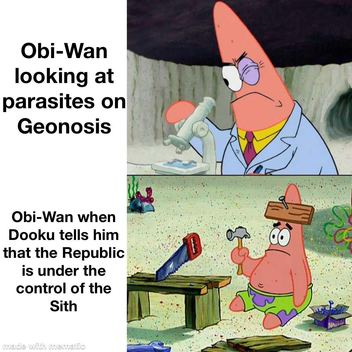 Like fr tho what was his thought process | /r/PrequelMemes | Prequel ...