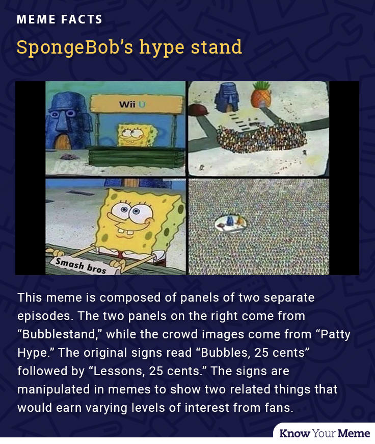 SpongeBob's Hype Stand | Know Your Meme