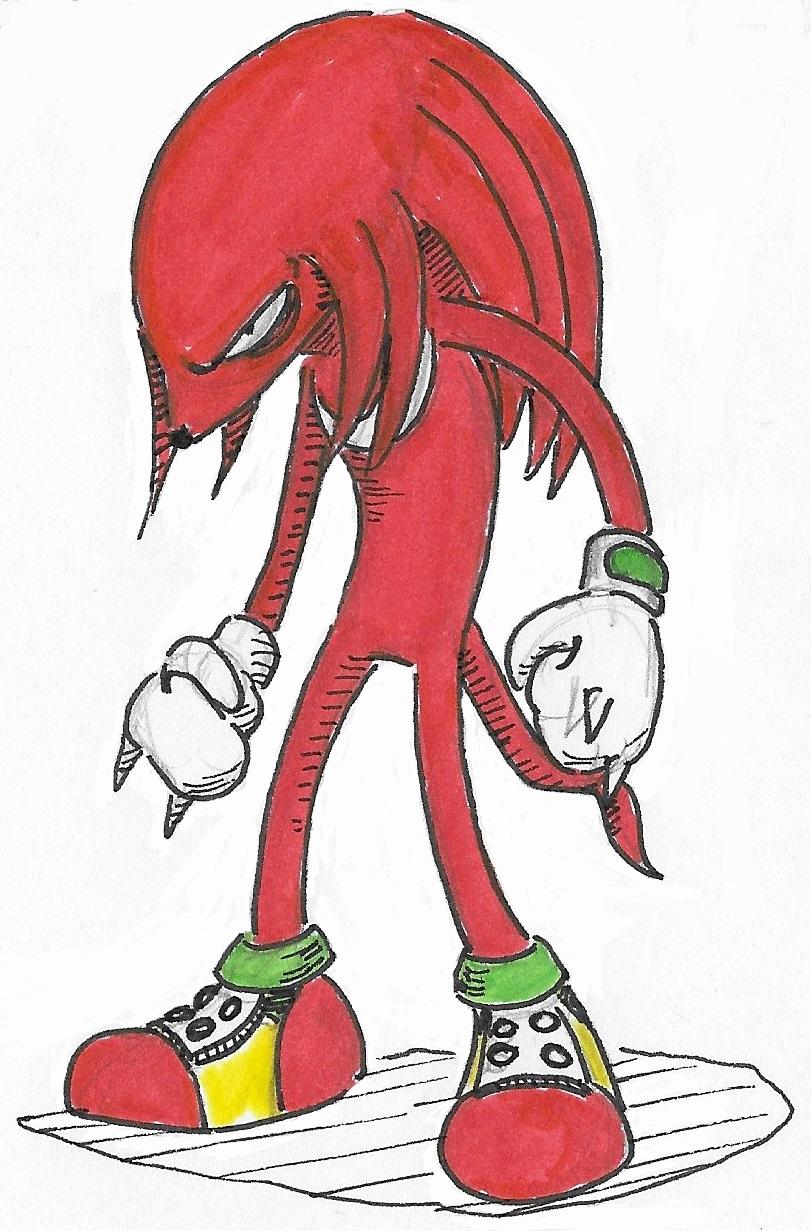 Knuckles looking a bit irritated | Sonic the Hedgehog | Know Your Meme