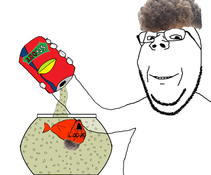 Zoomer Soyjak kills fish with sproke | Sproke | Know Your Meme