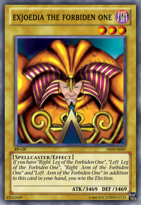 Exjoedia the Forbiden One | Exodia the Forbidden One | Know Your Meme