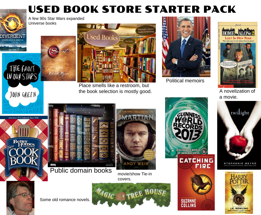 Used Book Store Starter Pack | /r/starterpacks | Starter Packs | Know ...