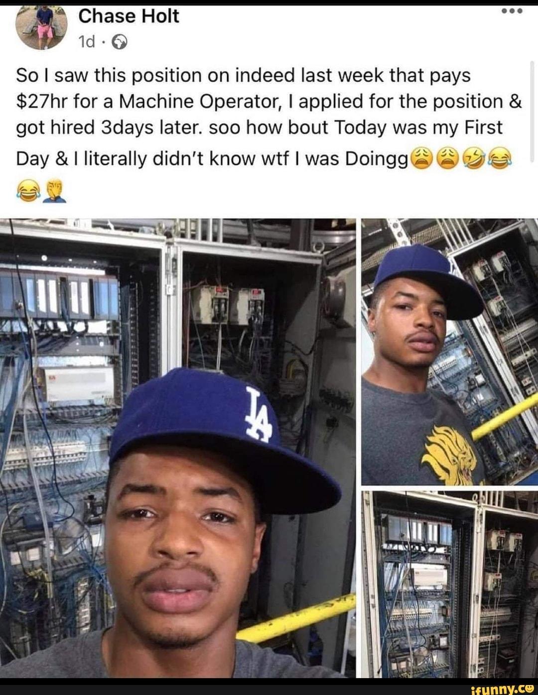 iFunny Post | Guy Looking At Server | Know Your Meme