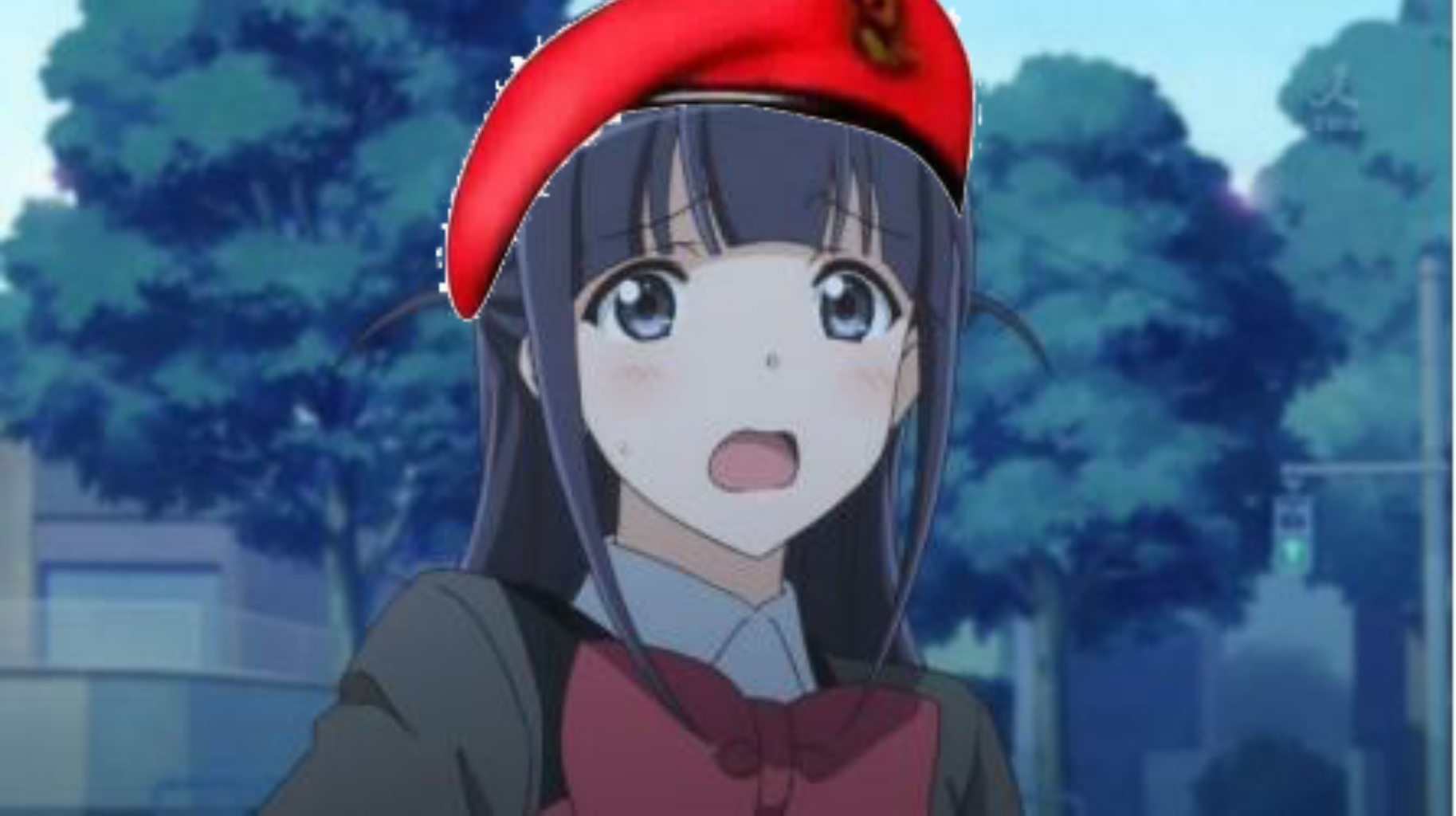 Mahiru beret | Red Beret | Know Your Meme