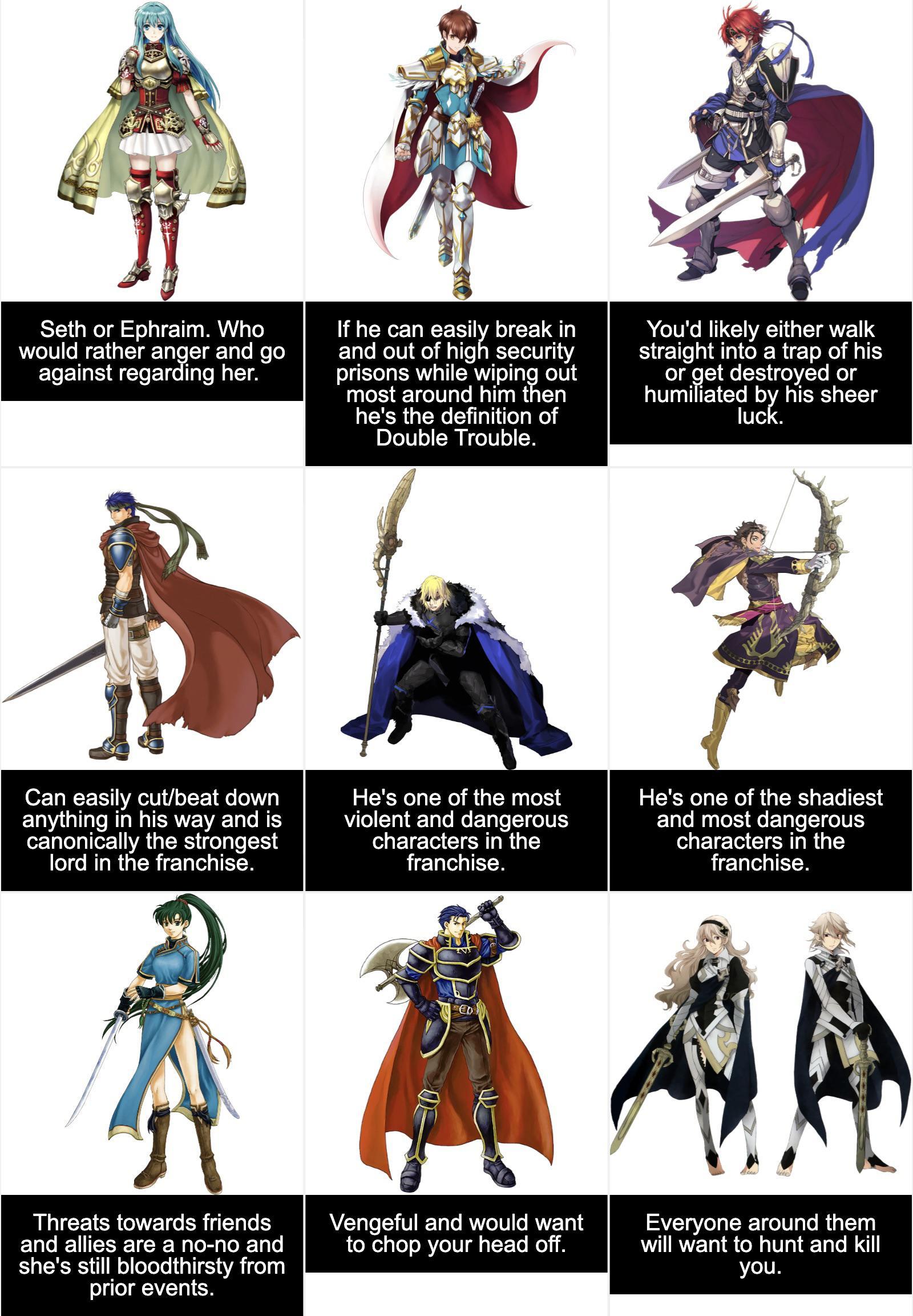 Individual reasons why you “probably” shouldn’t go against various ...