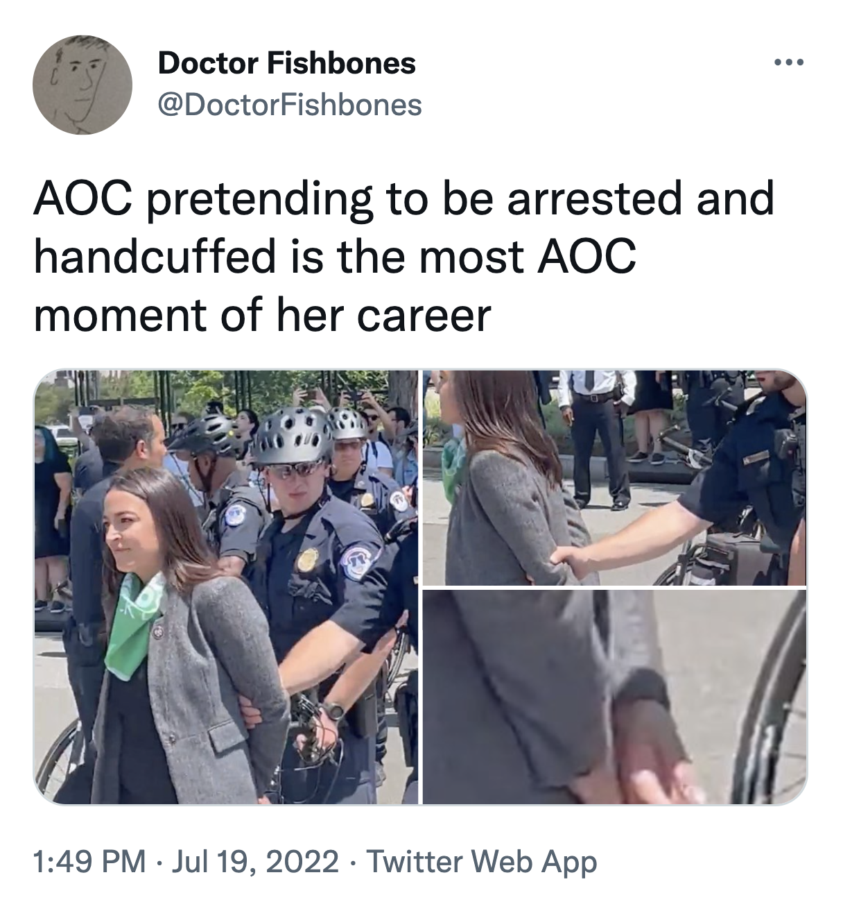Ilhan Omar And Aoc Fake Handcuffs Ilhan Omar And Aocs Fake Handcuffs