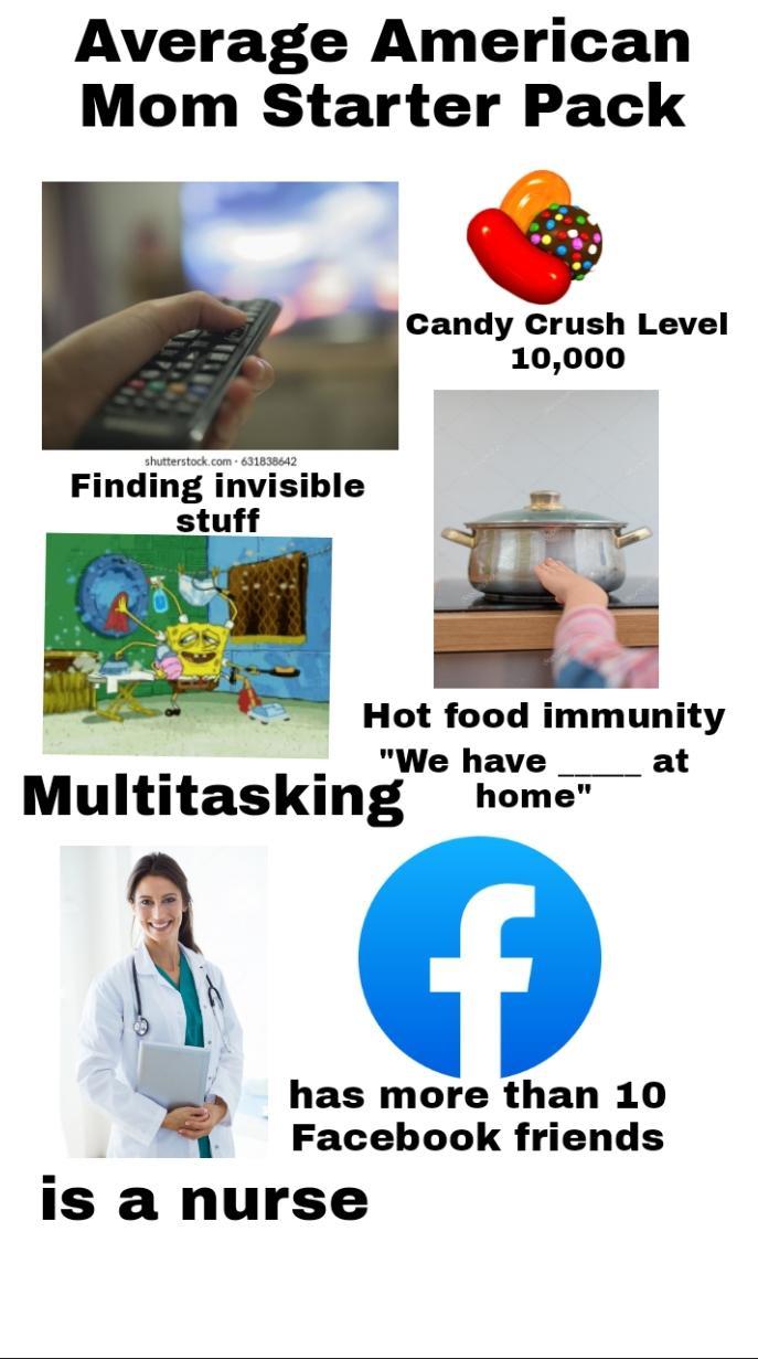 Average American Mom Starter Pack | /r/starterpacks | Starter Packs ...