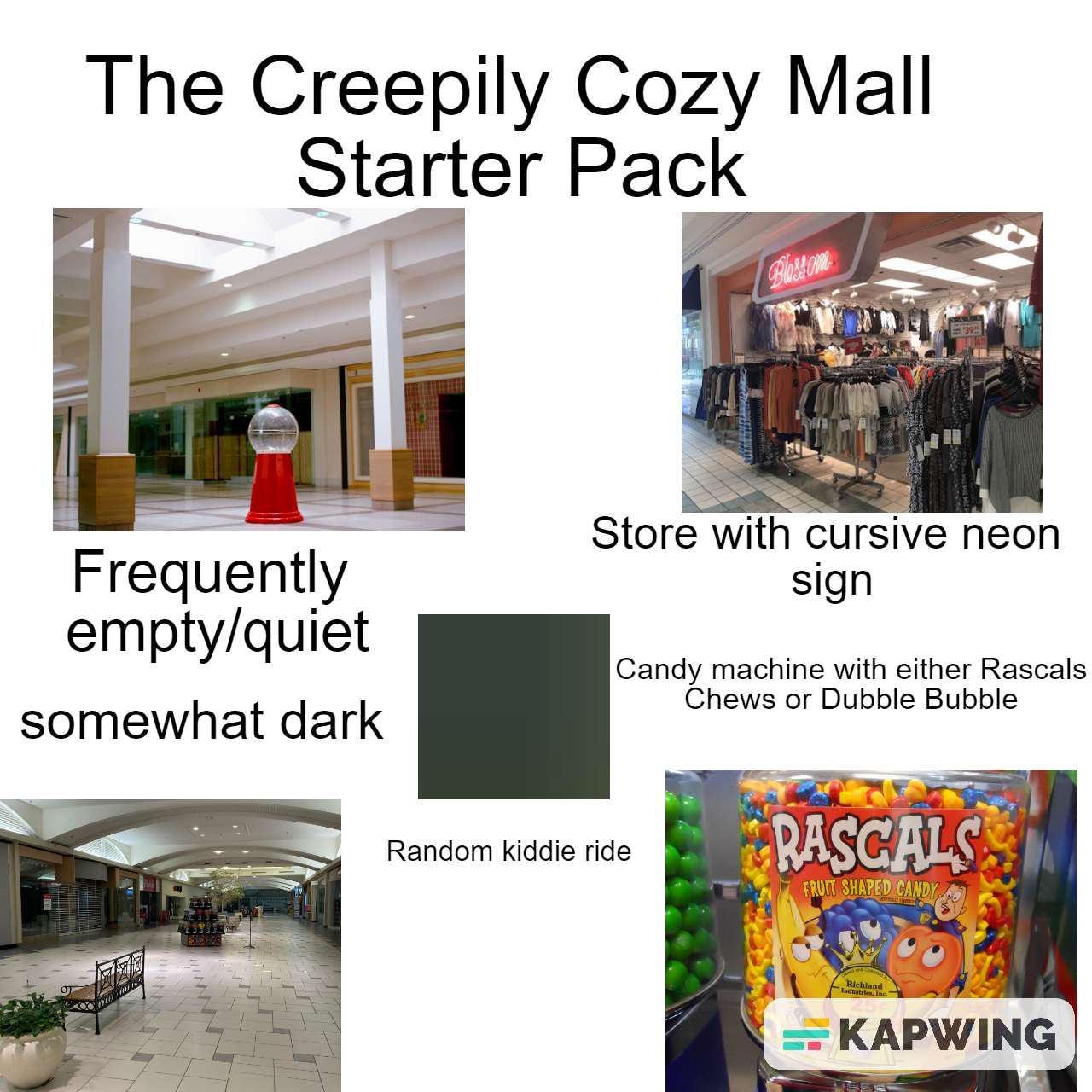 The Creepily Cozy Mall Starter Pack | /r/starterpacks | Starter Packs ...