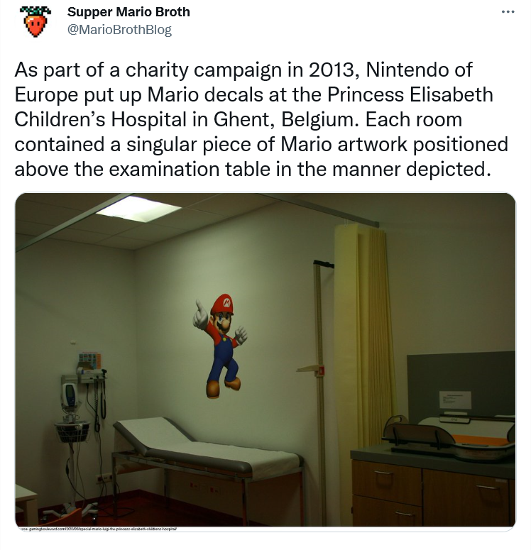 Mario pointing in a hospital | Super Mario | Know Your Meme