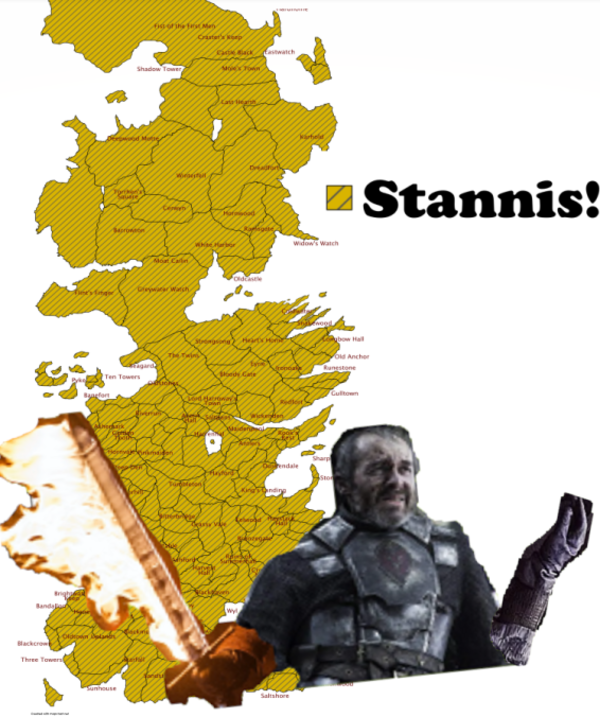 The True map of Westeros at the end of TWoW | /r/FreeFolk | /r/freefolk ...