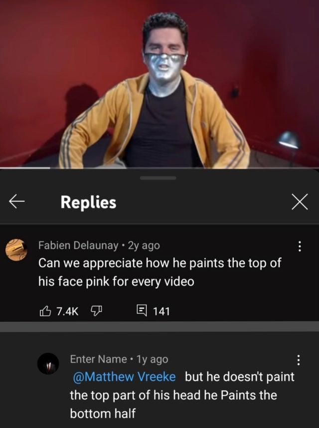 Captain Disillusion Paints His Face Pink | r/woooosh | Know Your Meme