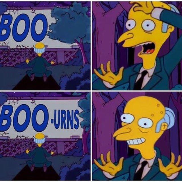 Boo-urns | Simpsons Shitposting | Know Your Meme
