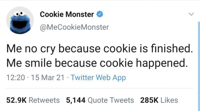 Cookie Monster is a legend | /r/wholesomememes | Wholesome Memes | Know ...