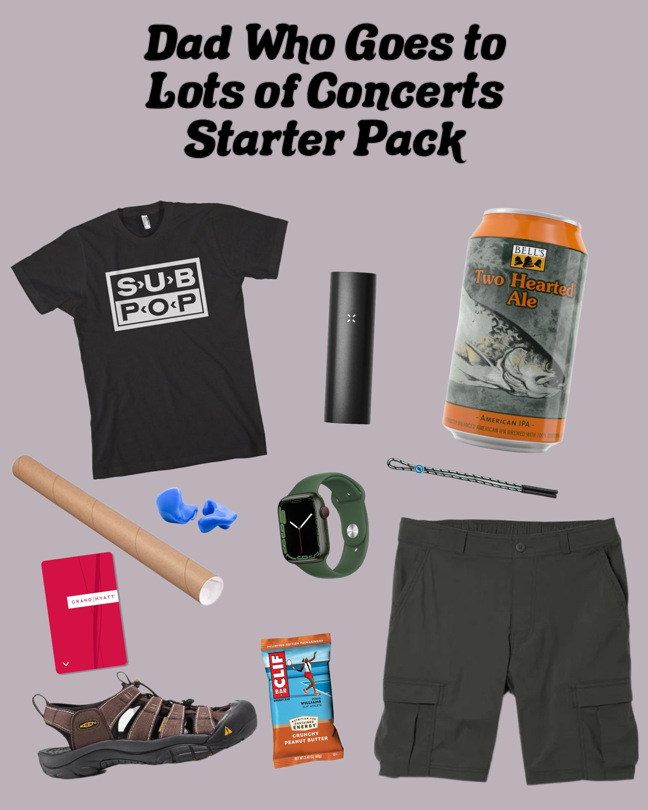 Dad Who Goes to Lots of Concerts Starter Pack | /r/starterpacks ...