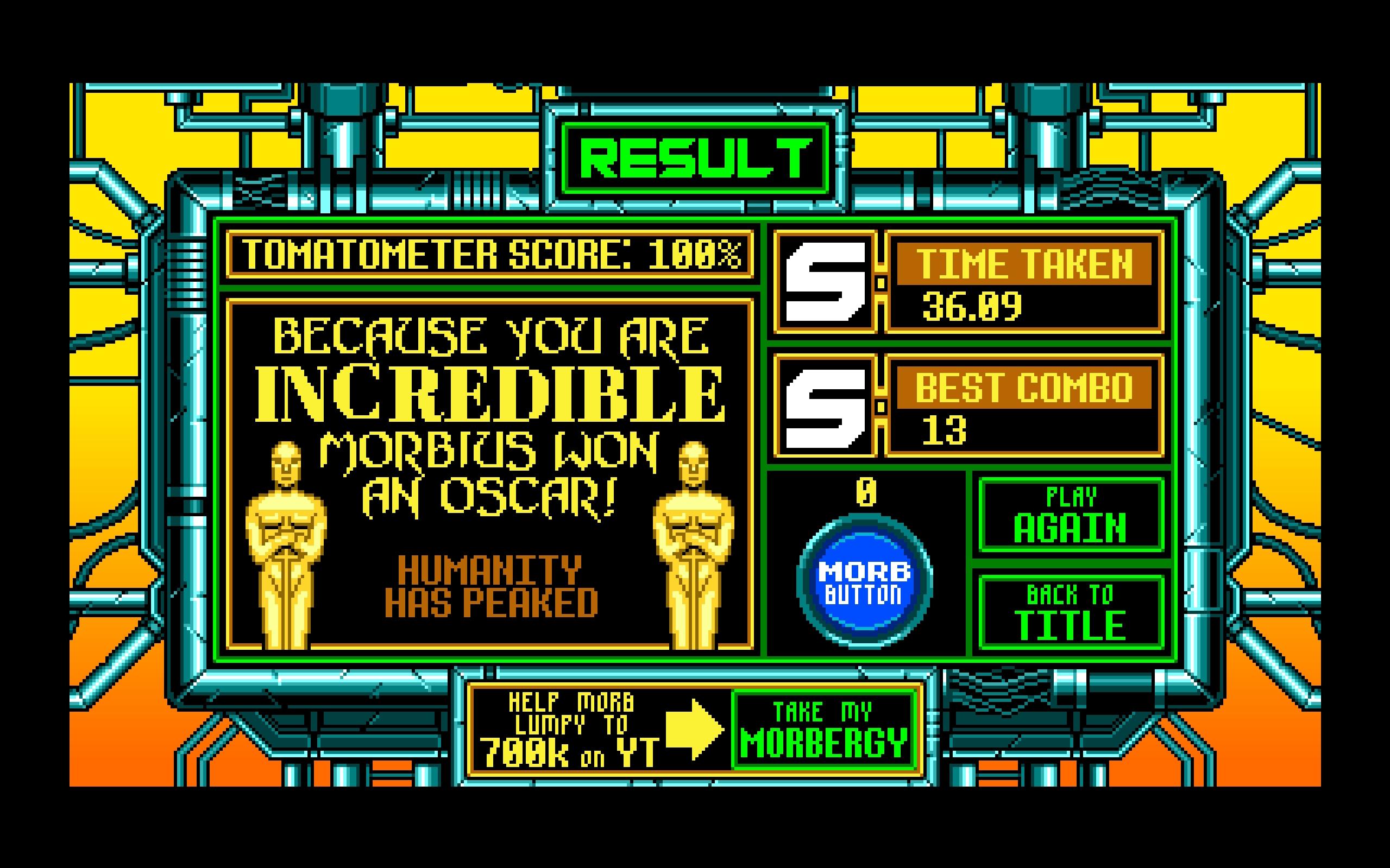 Morbsweeper Screenshot | Morbius Sweep | Know Your Meme